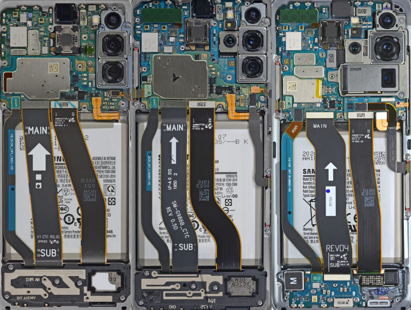 Galaxy S20/S20+/Ultraがスケルトンに？iFixから内部レントゲン画像がダウンロード可能 | アンドロイドネクスト